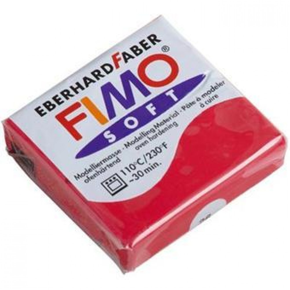 ΠΗΛΟΣ FIMO SOFT 57GR ΔΙΑΦΟΡΑ ΧΡΩΜΑΤΑ