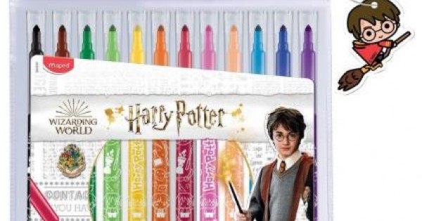 ΜΑΡΚΑΔΟΡΟΙ MAPED ΧΑΡΙ ΠΟΤΕΡ - HARRY POTTER 12 ΧΡΩΜΑΤΑ ΣΕ ΠΛΑΣΤΙΚΗ ΘΗΚΗ ...