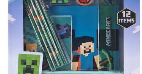 ΣΧΟΛΙΚΟ ΣΕΤ ΣΕ ΚΟΥΤΙ ΔΩΡΟΥ MINECRAFT