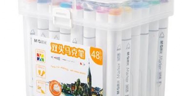 M&G ART MARKERS ΜΕ ΔΙΠΛΗ ΜΥΤΗ 48 ΧΡΩΜΑΤΑ APMV0903